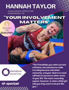 International Women’s Day – Hannah Taylor - Sport PEI